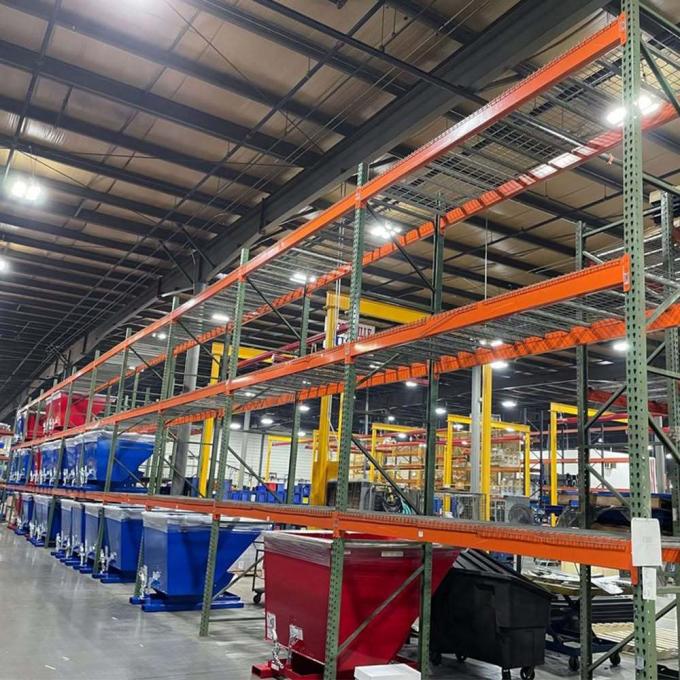 Teardrop Pallet Rack 8ft Beam Heavy Duty Warehouse Storage System