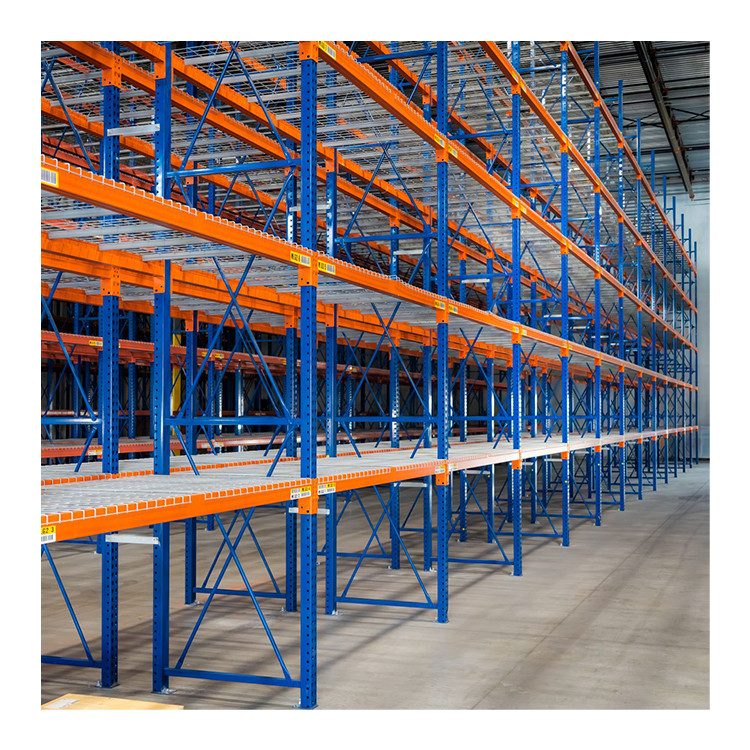 Space Saving Selective Teardrop Pallet Rack , Warehouse Teardrop ...