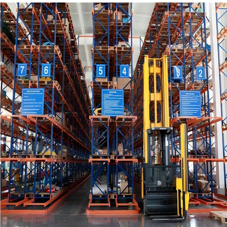 Warehouse Heavy Duty Pallet Rack Shelving VNA Very Narrow Aisle Racking ...