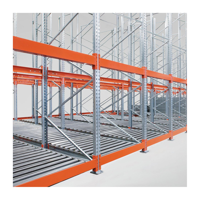 Steel Carton Flow Rack FIFO Gravity Flow Rack Material Handling Equipment